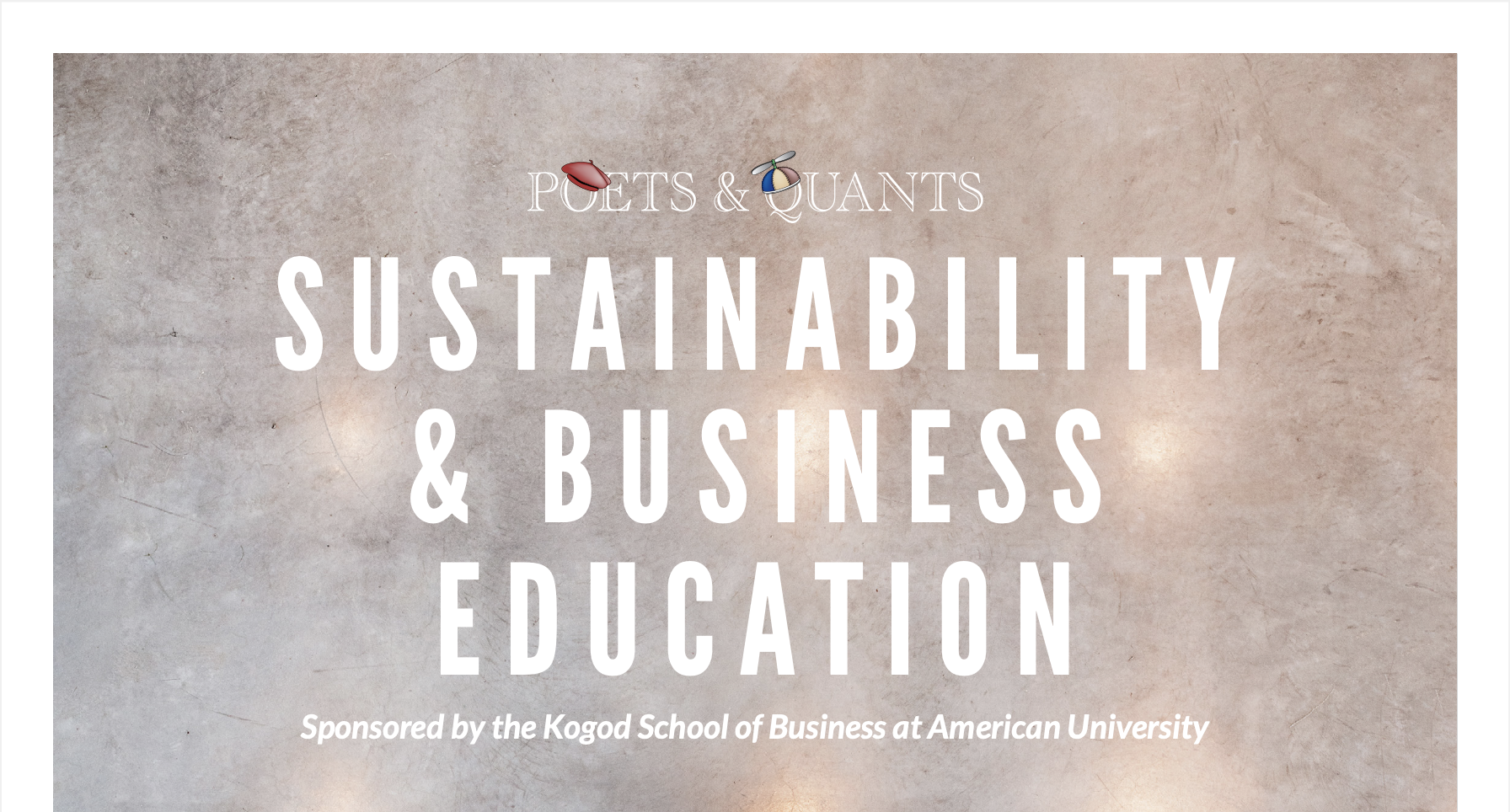 Free Downloadable Guide: Sustainability & Business Education